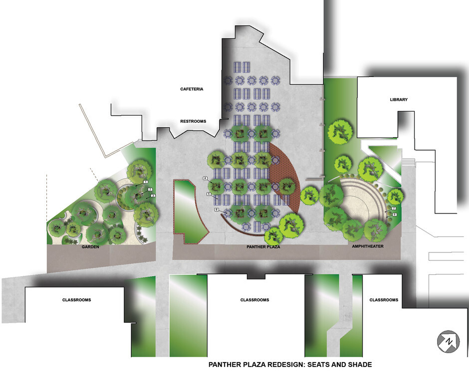 CCMS to Redesign ‘Panther Plaza’ with Amphitheater and Garden Additions ...