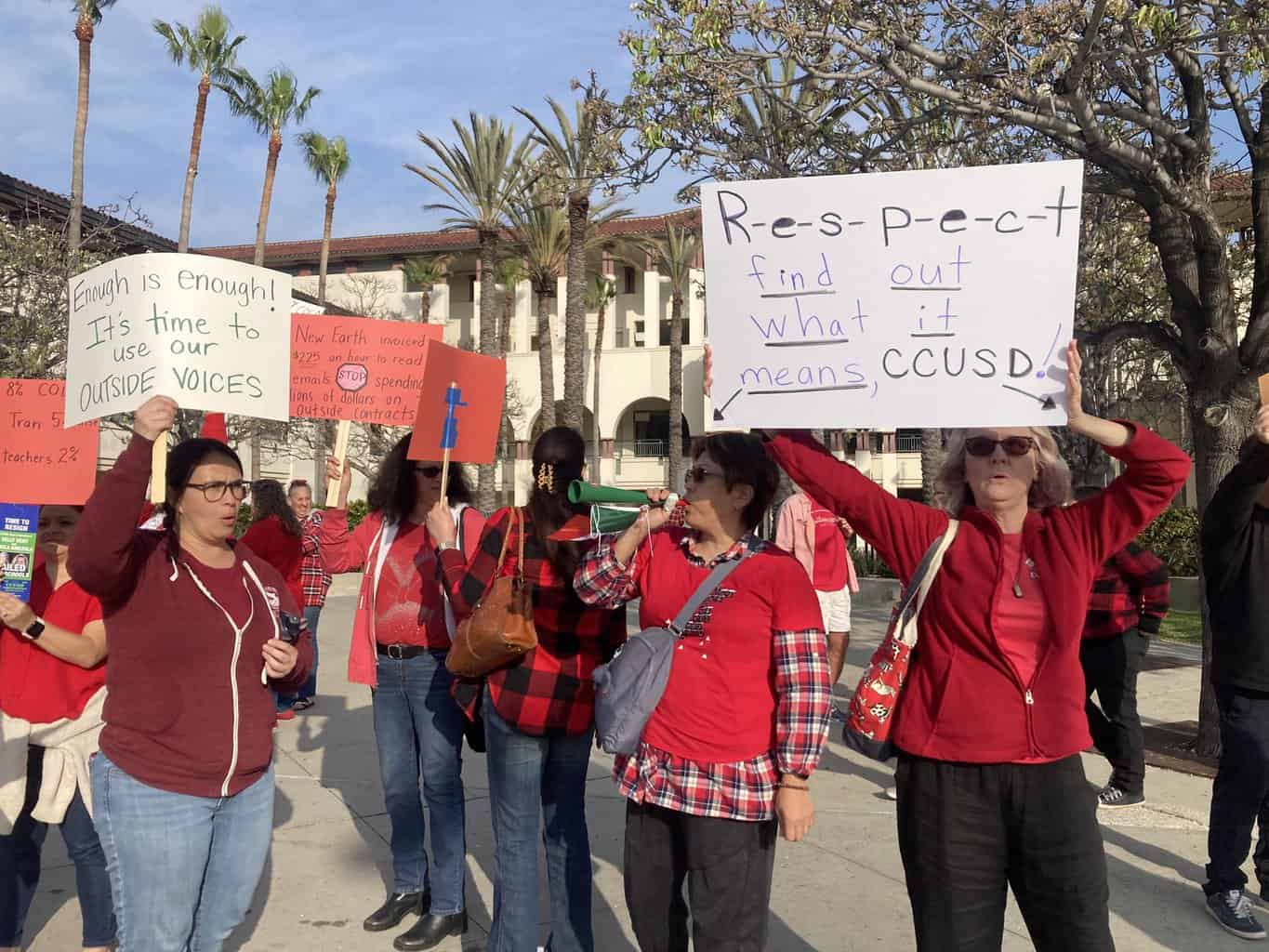 Teachers Wear ‘Red for Ed’ to Protest at School Board Meeting – Culver ...