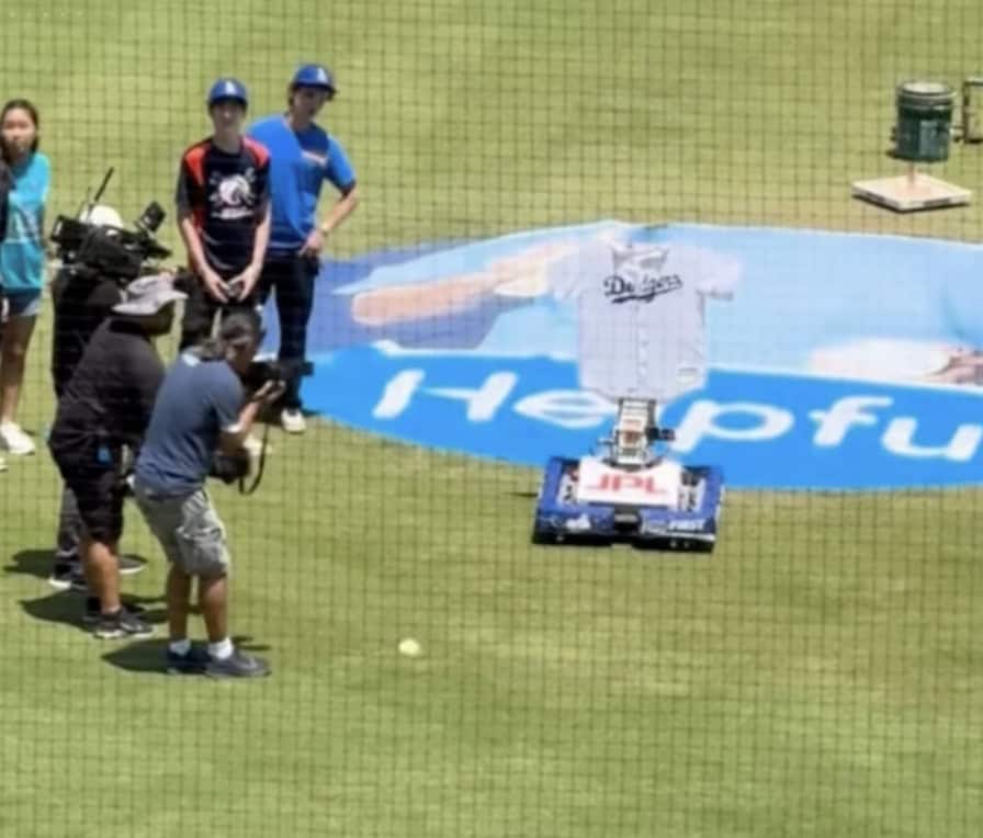 First Robotic Pitch @ Dodger Stadium – Culver City Crossroads