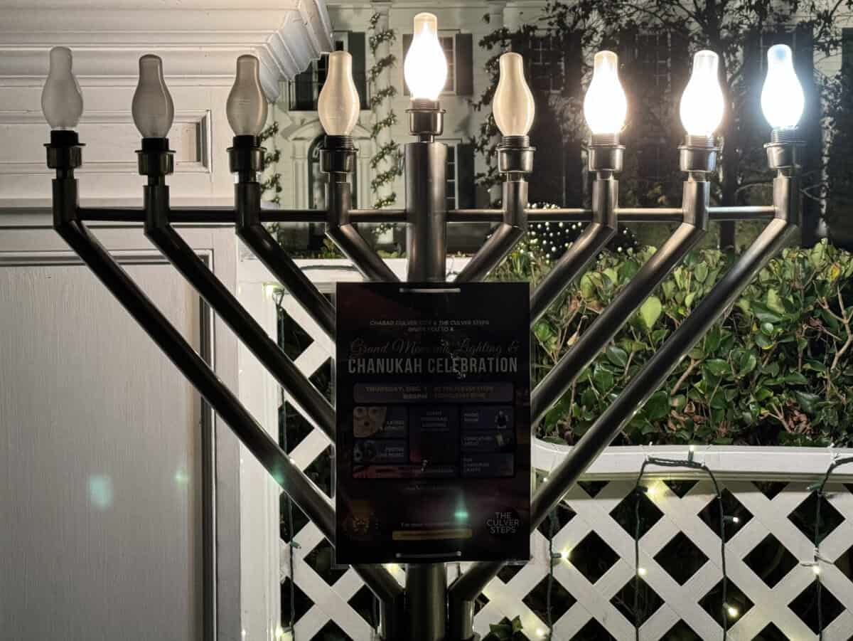 Chanukah Celebration & Grand Menorah Lighting – Dec. 14 – Culver City ...