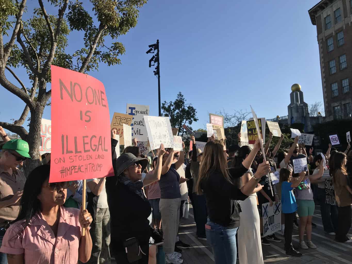 ‘General Strike’ Protests Fill Downtown CC with Signs and Slogans ...